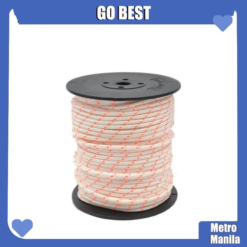 50M Nylon Pull Starter Rope Recoil Engine Start Cord For Trimmer Cutter ...