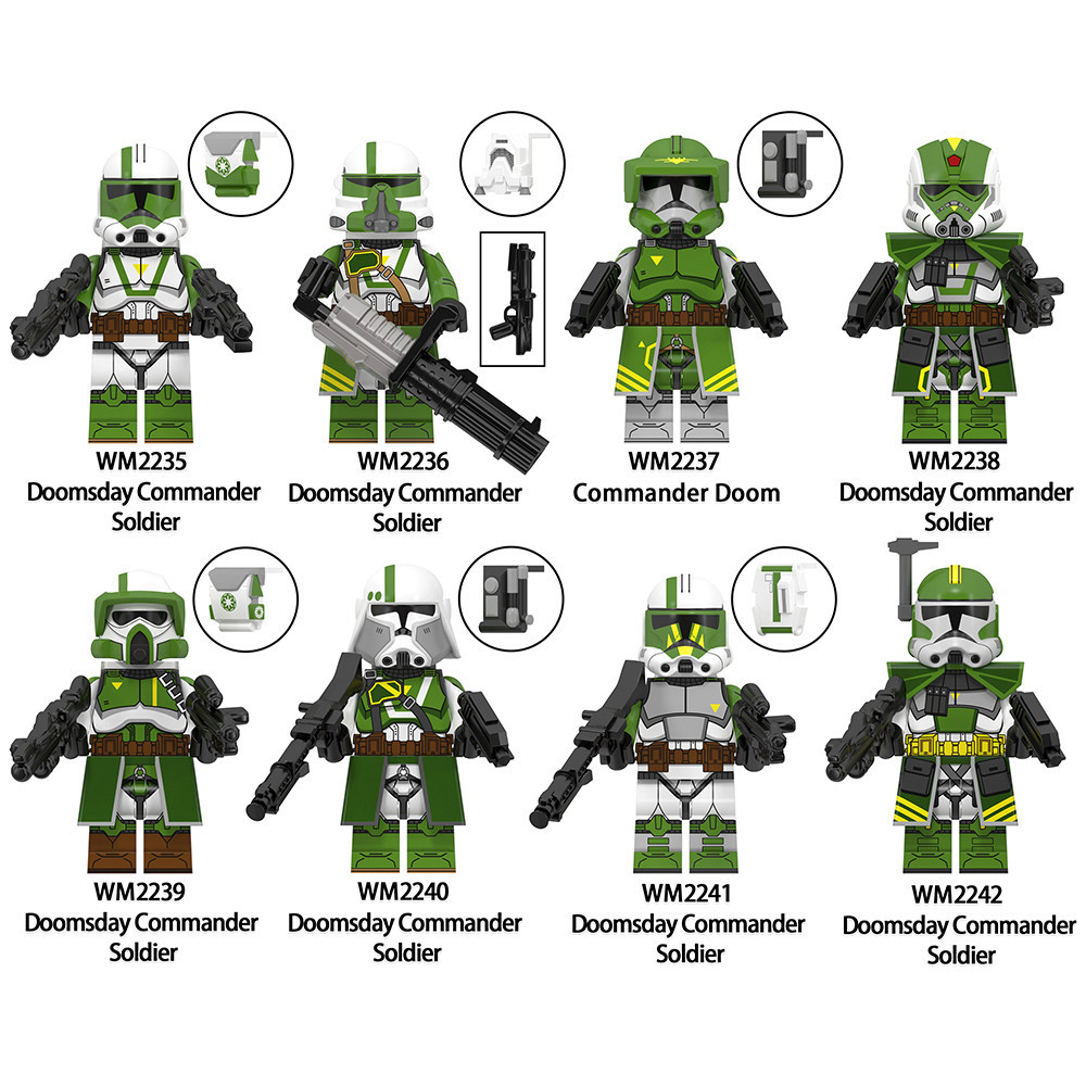 WM6125 Doomsday Commander Soldier Clone Trooper Sergeant Captain ...