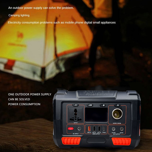 Conpex Power station 300w 220v solar generator camping trip portable ...