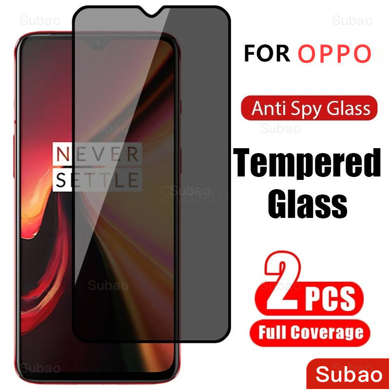 1-3Pcs Anti-Spy Tempered Glass OPPO A3X A3 A18 A38 A93S A60 A78 A17 A17K A55 A94 A54 A16 A58 A74 ...