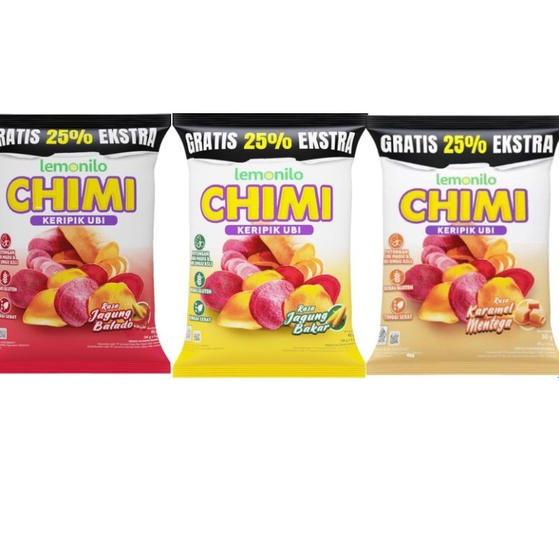 LEMONILO CHIMI Sweet Potato Chips 40 gr caramel snack butter roasted ...