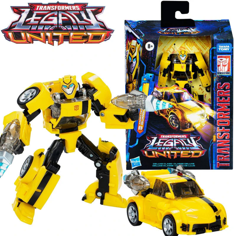 Transformers Legacy United Deluxe Animated Universe Bumblebee Action ...