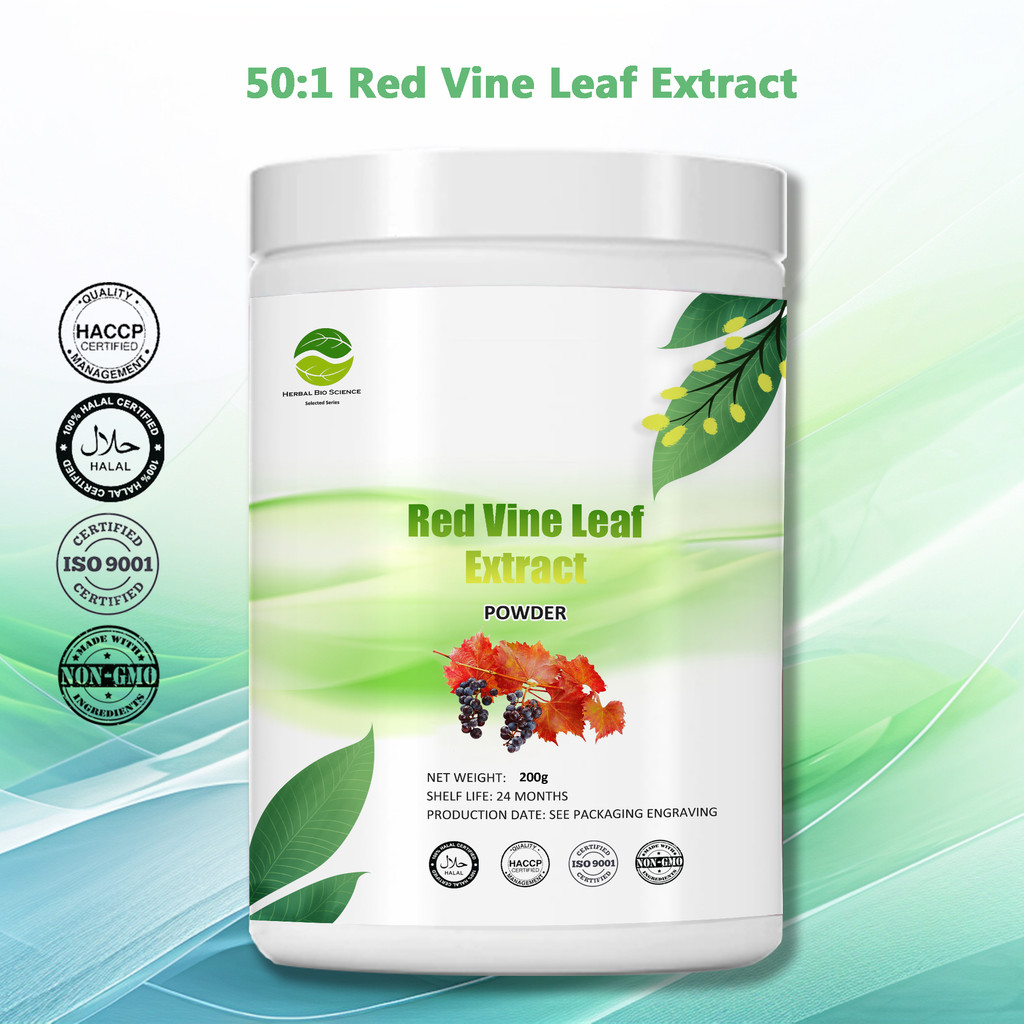 Herbal Bio Science Selected Series 50:1 Red Vine Leaf Extract/Net ...