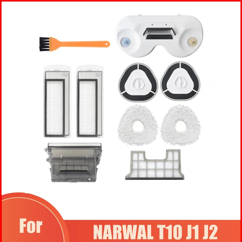 For Narwal T10 J1 J2 Robot Vaccum Cleaner Filter Mop Cloth Sweeping ...