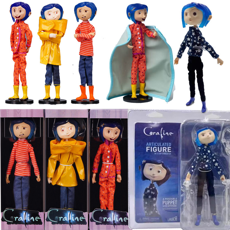 NECA Coraline Action Figure Star Sweater Coraline & The Secret Door ...