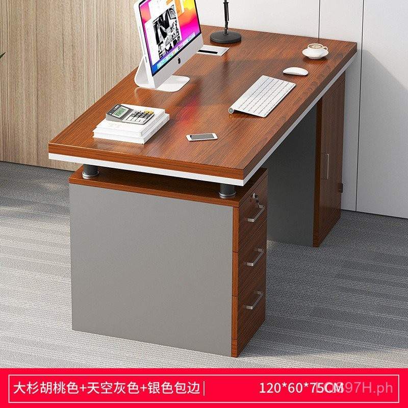 Desk Desktop Household Minimalist Computer Table and Chair Combination ...