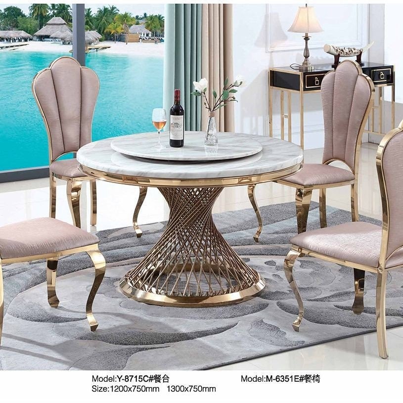 Marble Dining Tables and Chairs Set Dining Table Modern Minimalist Post ...