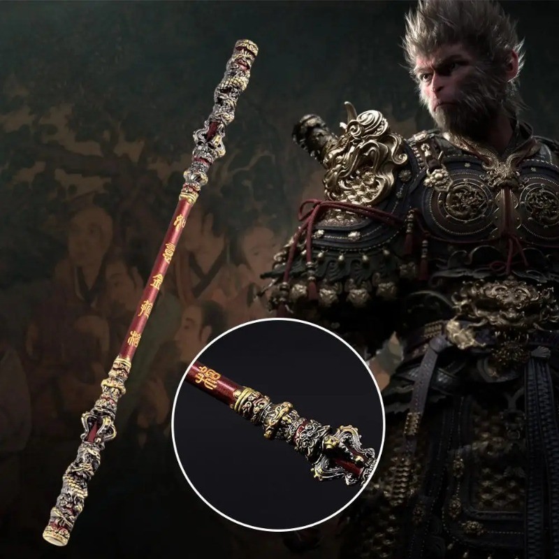 Black Myth Wukong 35cm Weapon Sun Wukong Monkey King Bar Game Anime ...