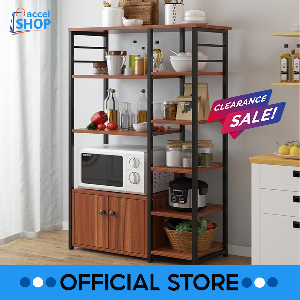 Accel CLEARANCE SALE Multi-layer Shelf Floor standing Shelf Cabinet ...