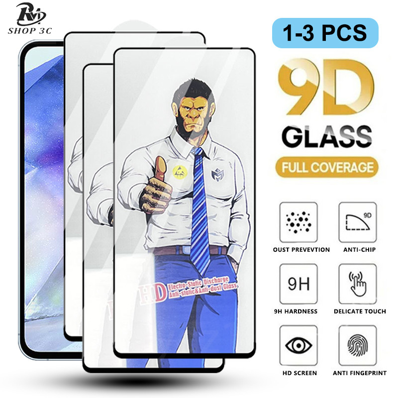 3PCS Gorilla Tempered Glass For Samsung ss Galaxy A16 A06 A06s A55 A35 A25 A15 A05 A05s A54 A34 ...
