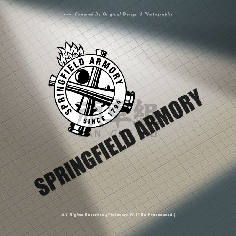 Springfield Springfield Military Military Label Body Sticker Car ...