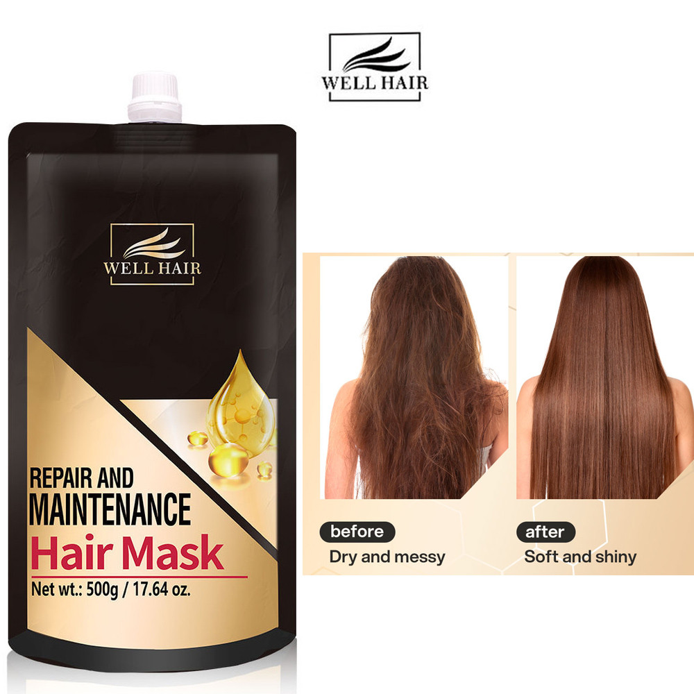 WELL HAIR Mask Repair Damage Maintenance Care Treatment Dry Fizzy ...