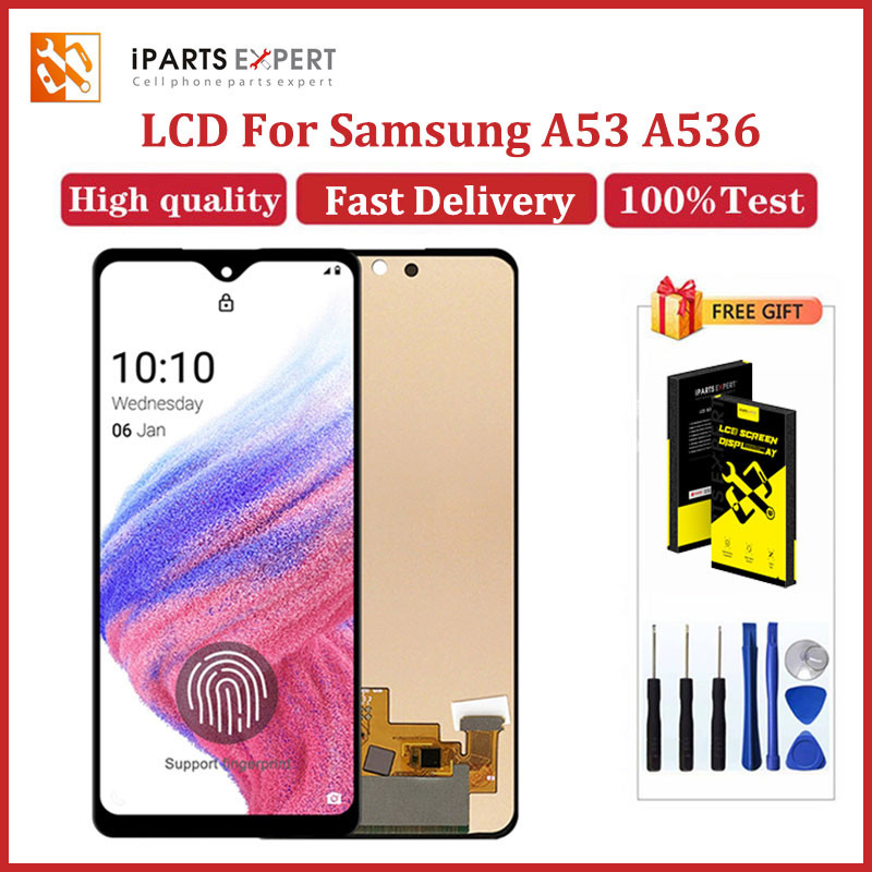 IPARTSEXPERT AMOLED LCD For Samsung Galaxy A53 5G LCD Display Frame ...
