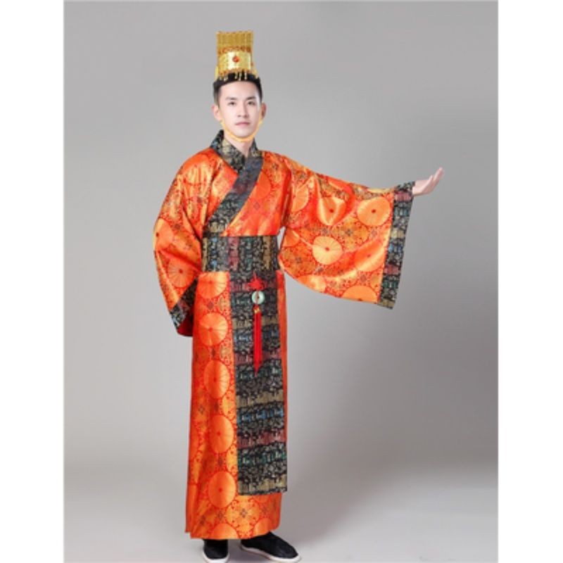 Tang Dynasty Costume Ancient Costume Qin Dynasty Han Emperor Wu Ancient ...