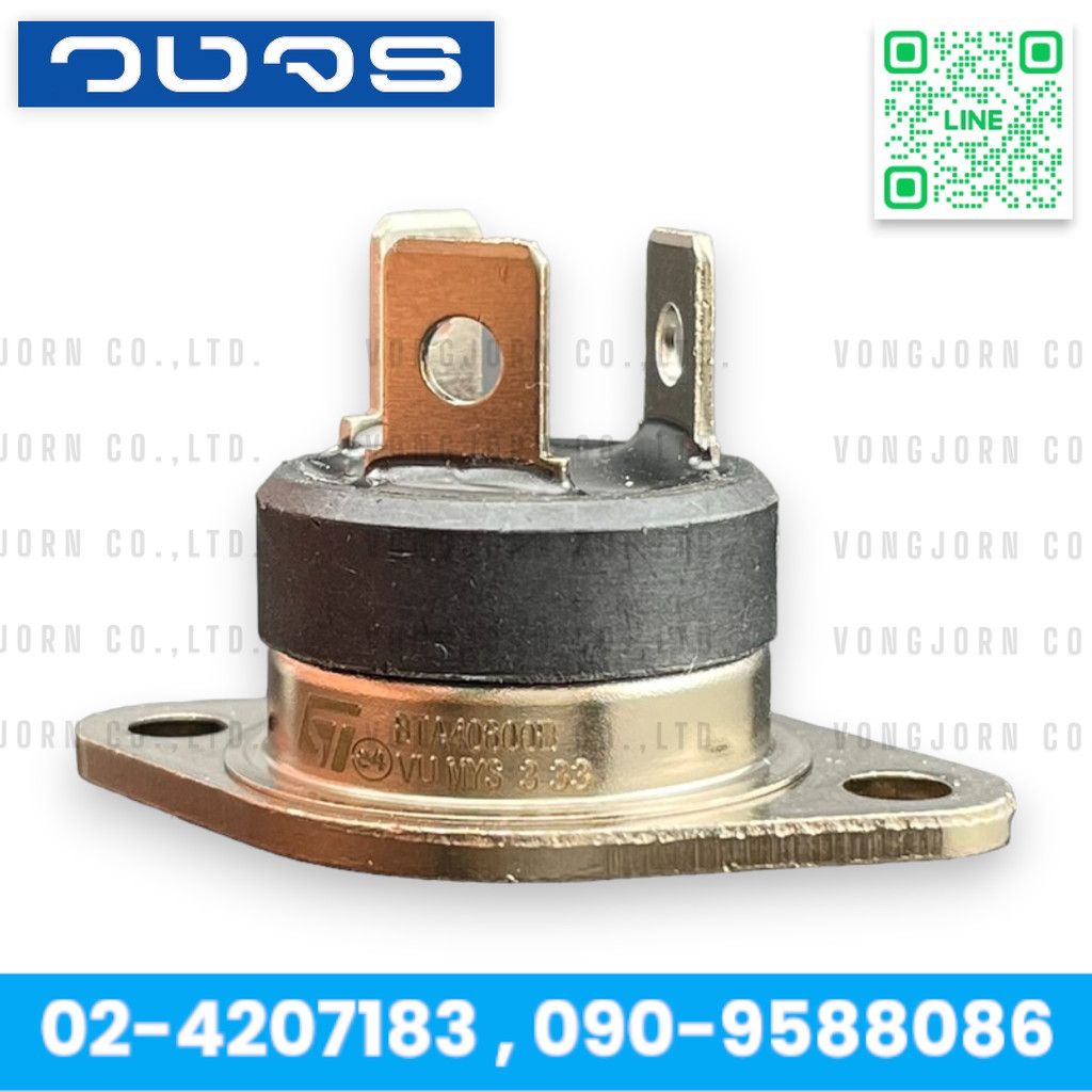 TRIAC BTA40-600B ST 40A 600V Gate Trigger Current 100mA | Shopee ...