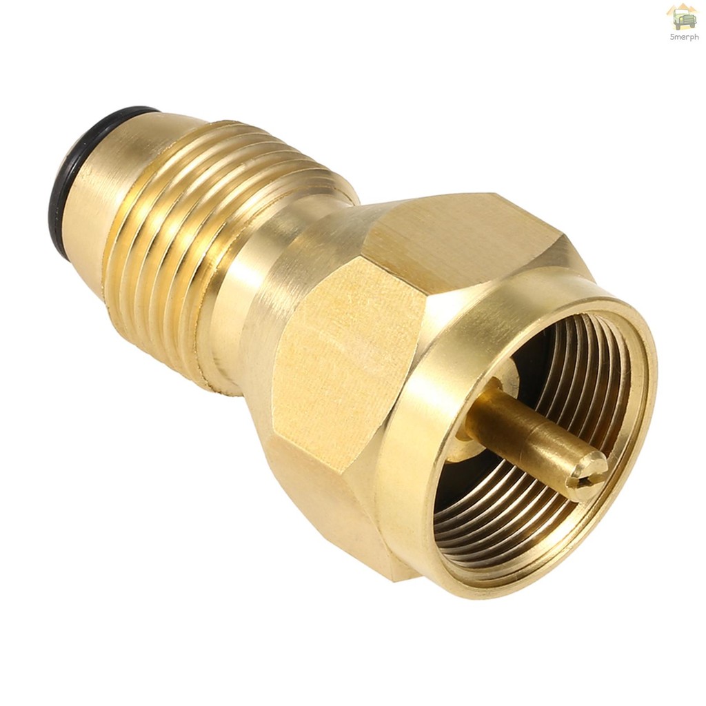 Lixada Safety POL Adapter Propane Refill Adapter Solid Brass Regulator ...