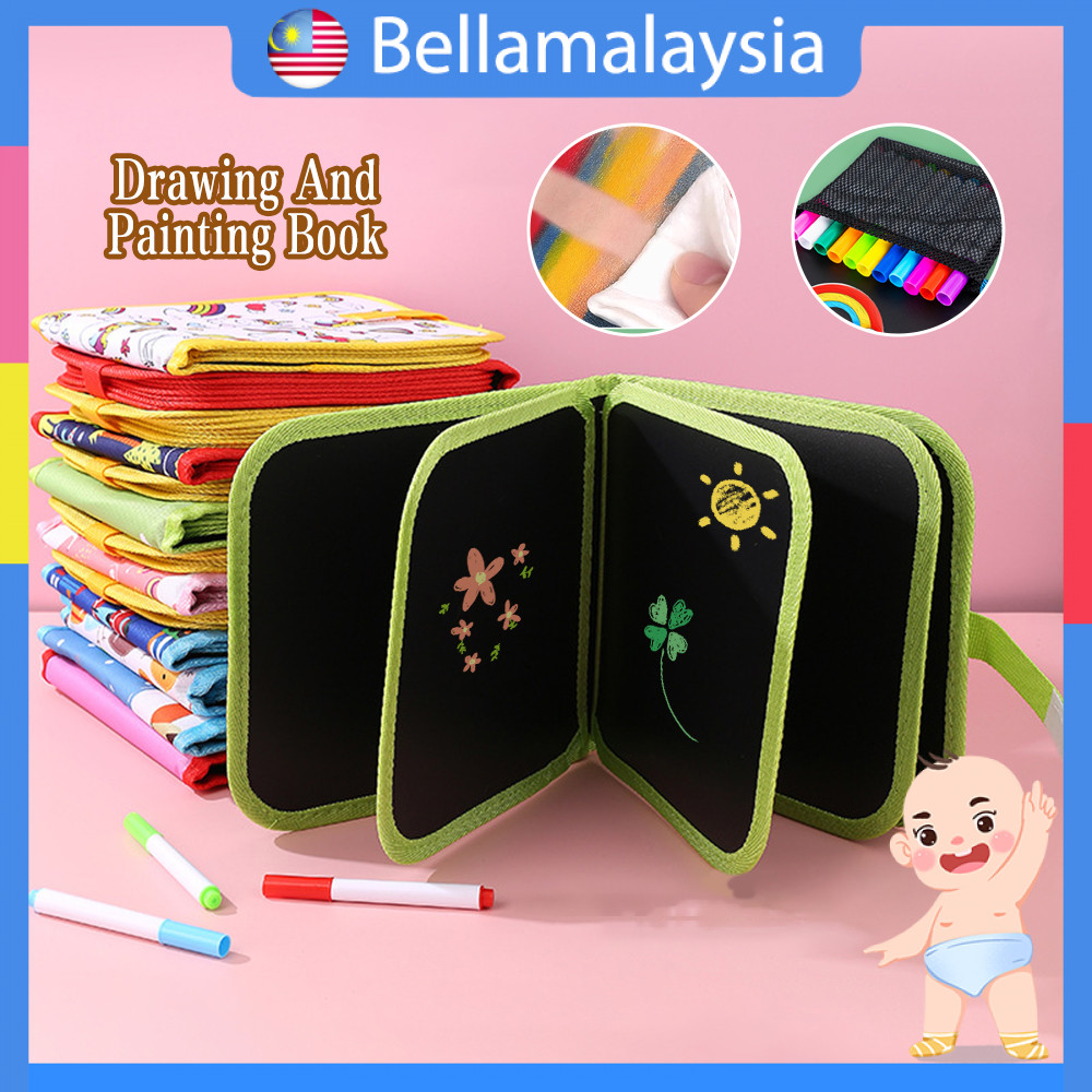 Bella Doodle Coloring Book For Kids Portable Erasable Wipe Reusable ...