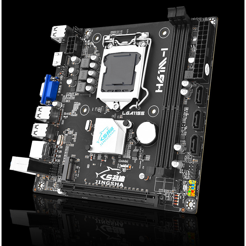 JINGSHA H61M-I Mini-ITX Motherboard LGA 1155 Dual Channel DDR3 Memory 1000 Mbps With M.2 NVME ...