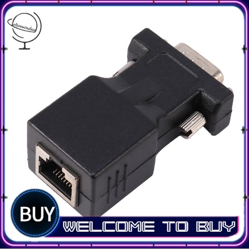 VGA Extender Male To LAN CAT5 CAT6 RJ45 Network Cable Adapter | Shopee ...