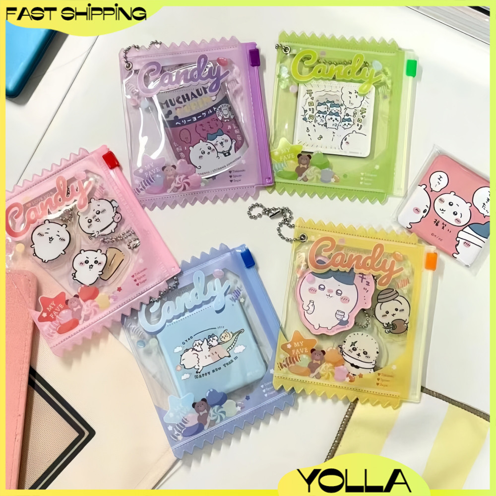 1/5Pcs Ita Bag Cartoon PVC Badge Protector Case 58/75mm Badge Display ...