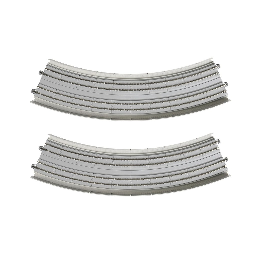 KATO N gauge double track elevated curved line R414/381-45° with cant 2 ...