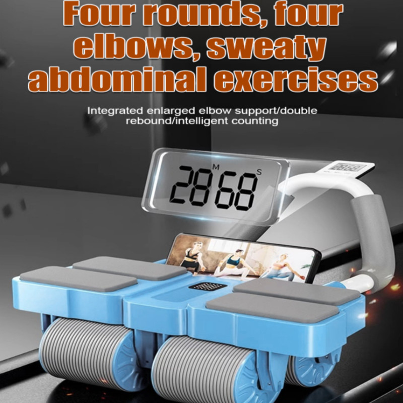Four rounds of automatic rebound tummy tuck and roll abdominal fitness ...
