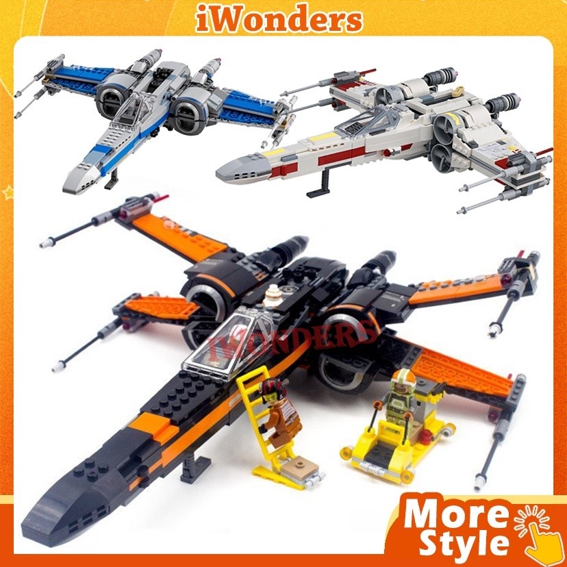 Millennium Falcon Building Blocks Set X-Wing Fighter Model Starfighter ...