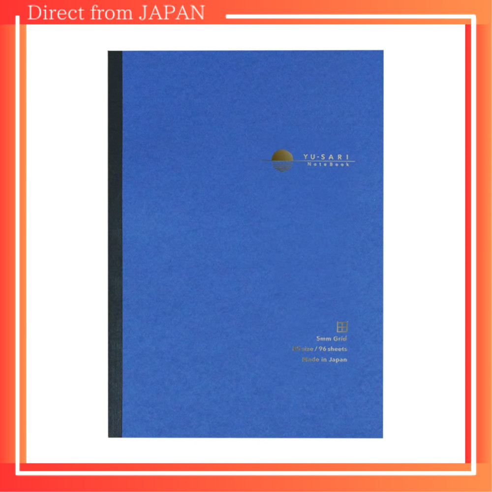 Nakabayashi Yusari [YU-SARI] Fountain Pen Notebook B5/Glass 5mm Ruled ...