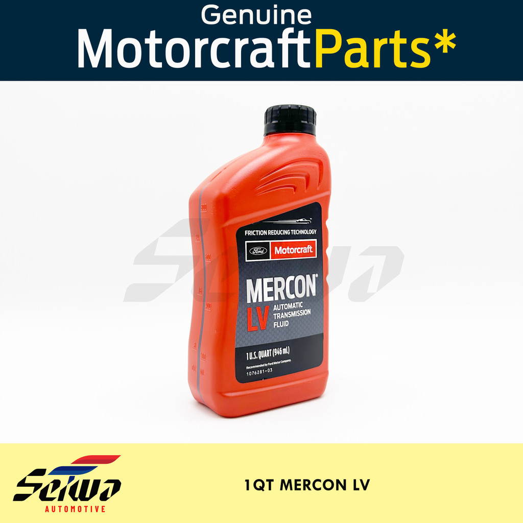 [1 QUART] Motorcraft Mercon LV Transmission Fluid - Genuine Motorcraft ...