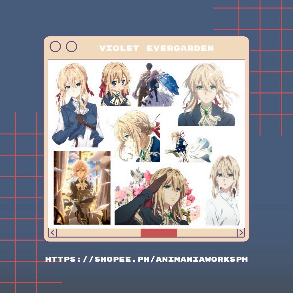 Anime Stickers / Violet Evergarden Anime Sticker Collection / Coated ...