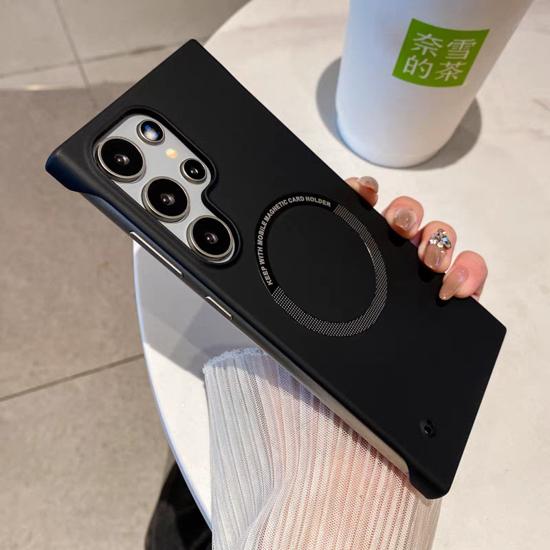 Luxury Ultra Thin Magnetic Casing for Samsung S25 S24FE S24 S23 S22 S21 Ultra S23FE S21FE Phone ...