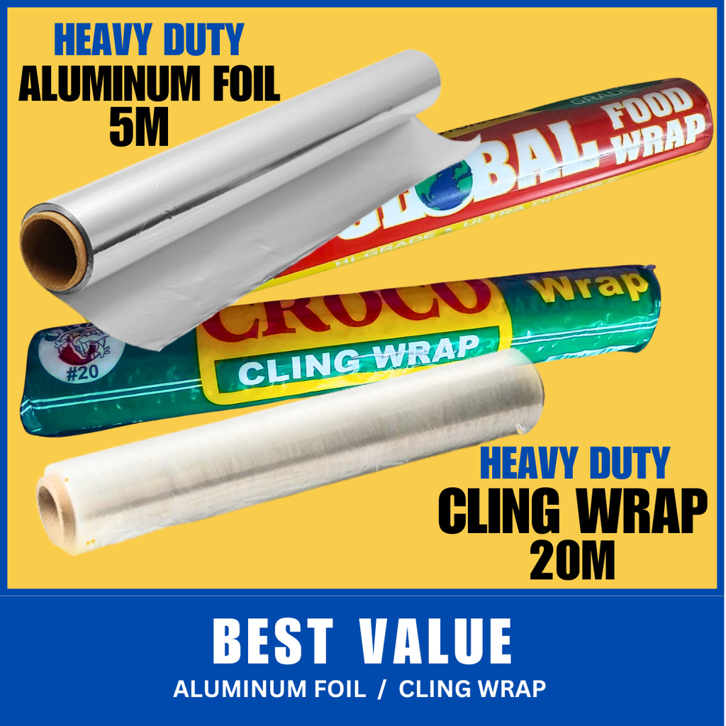 CLING WRAP / ALUMINUM FOIL (Food Wrap) | Shopee Philippines
