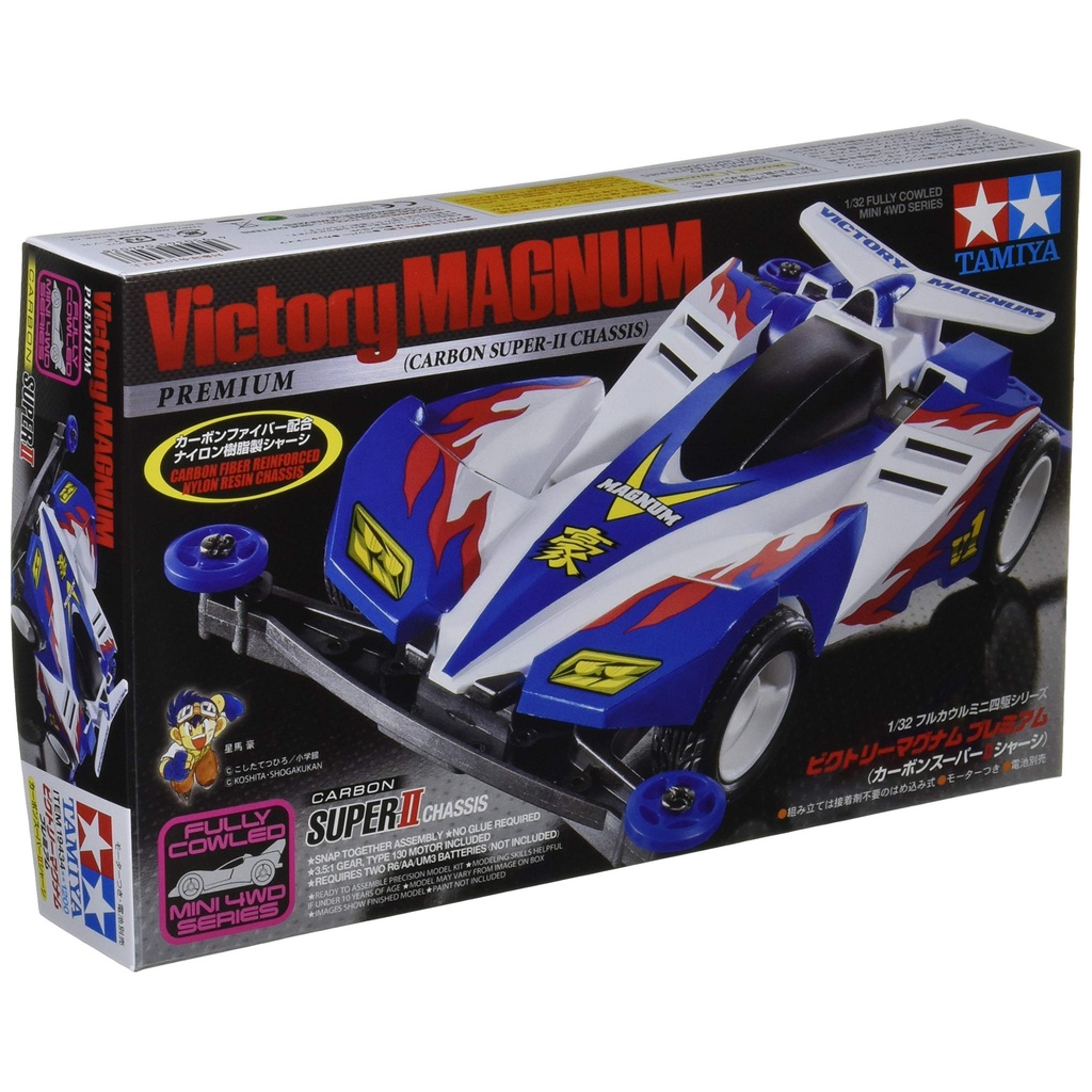 Tamiya Full Cowl Mini 4WD Series No. 34 Victory Magnum Premium Carbon ...