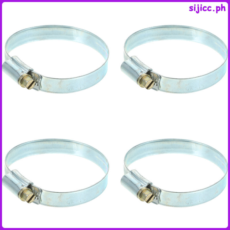 4 Pcs Hose Clamp Fasteners Fuel Line Clamps Hoses Pipe Fire ...