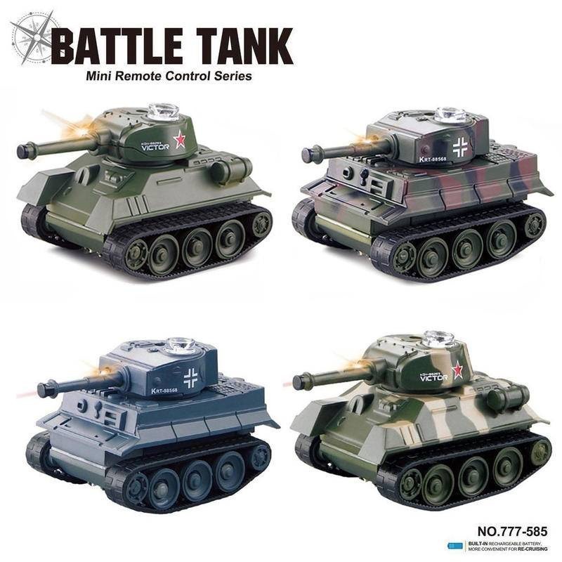 Mini RC Battle Tank Remote Control Crawler Military Tank Model Chassis ...