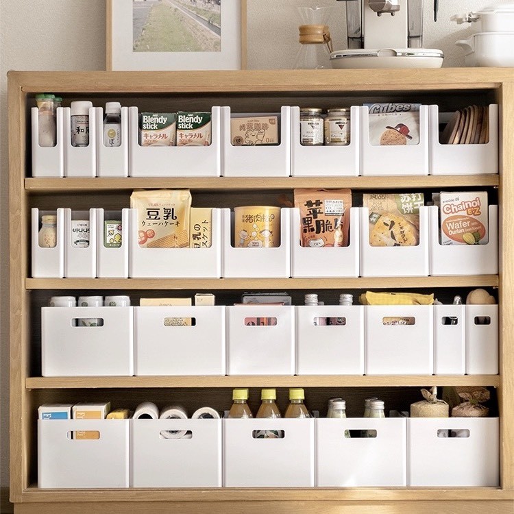 Stackable U-shaped plastic kitchen cabinet storage box | Shopee Philippines