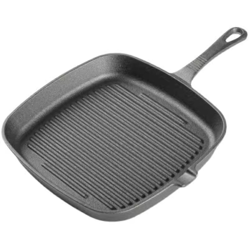 SuperLegend Cast Iron Steak Frying Pan Non-stick Frying Pan No Coating ...