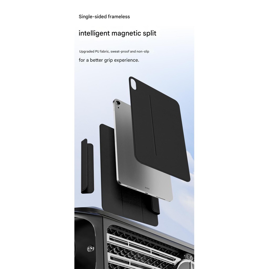 KENKE Case Detachable 3-in-1 case Magnetic Case Pencil bag For iPad Pro ...