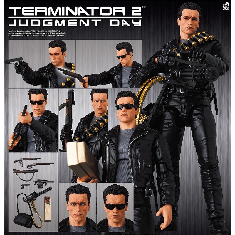 Medicom Ready Stock 199 Genuine MAFEX Terminator 2 Arnold Judgment Day ...
