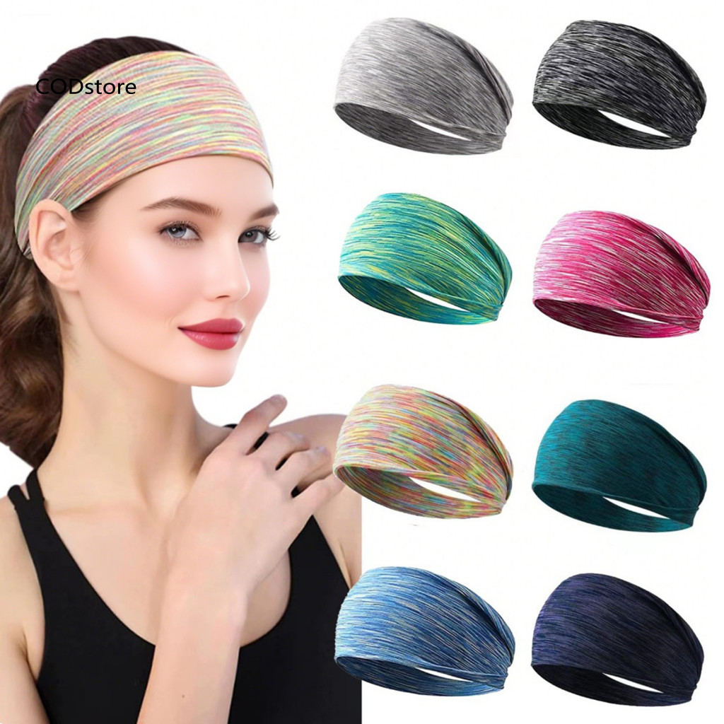 KDCOD* Comfortable Sports Headband Women Sports Headband Moisture ...