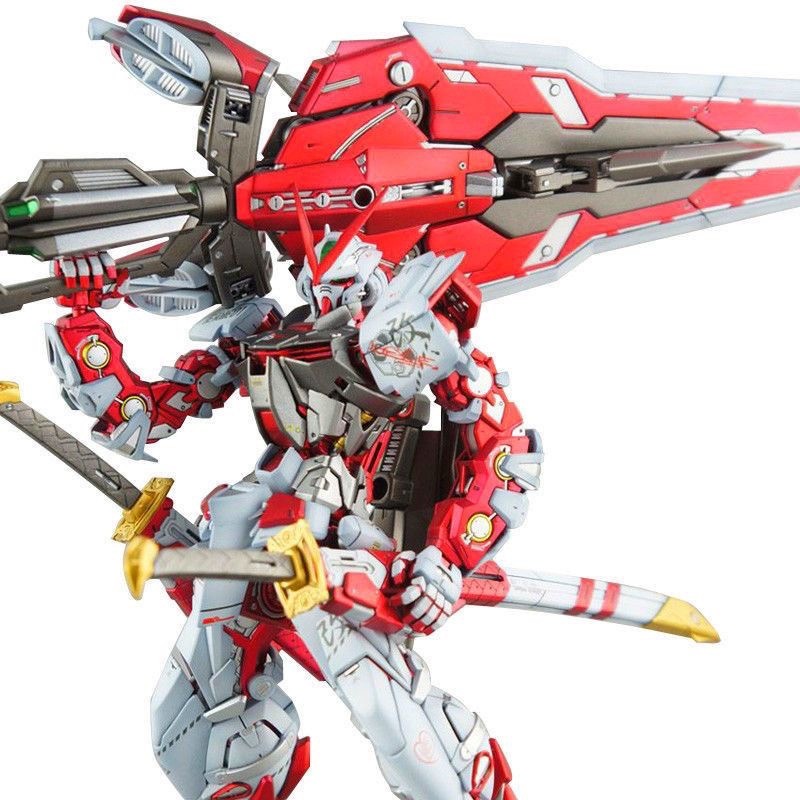 New Color Box Taipan 6601 Red Heresy Modified MG1/100 Assembled Model ...