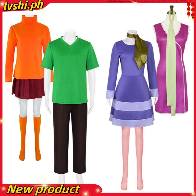 Scooby-doo cos Costume Halloween scoob Dress cosplay Movie Same Style ...