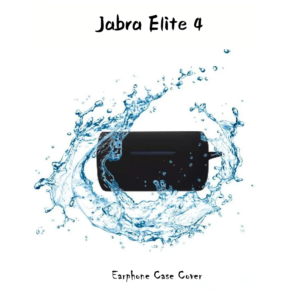 【Trend Front】For Jabra Elite 4 Case Casing Soft Silicone Simple Solid ...
