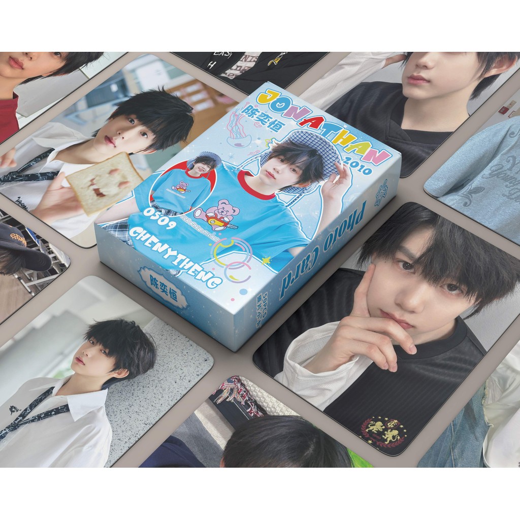 50-55pcs TF Family 4th generation Hologram Laser Lomo Cards Chen Yiheng ...