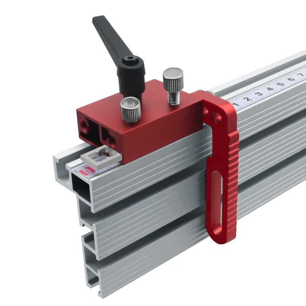 COD-Adjustable Fence Flip Stop - Miter Track Stop Alloy Steel T Slot ...