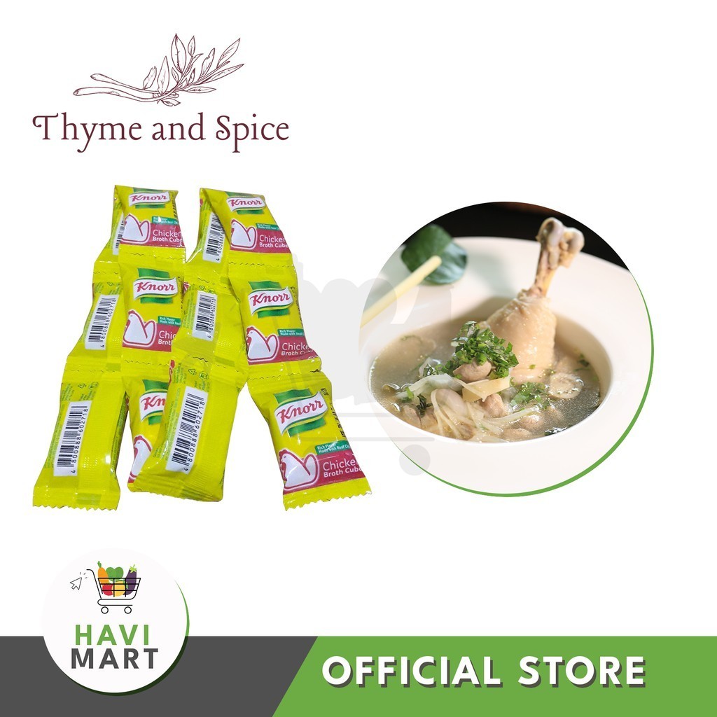 Knorr Chicken Cubes Singles 10g Set of 12 HAVI SHOP | Shopee Philippines