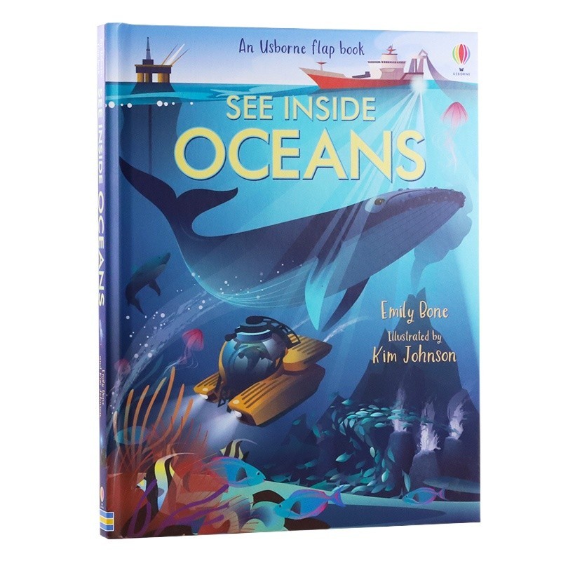 Usborne look at the inside series of ocean See Inside Oceans English ...