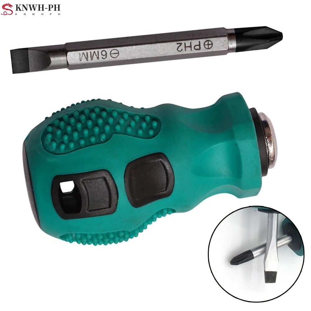 KXVNDual-Purpose Slotted Cross For Stubby 2 In1 Magnetic Screwdriver ...