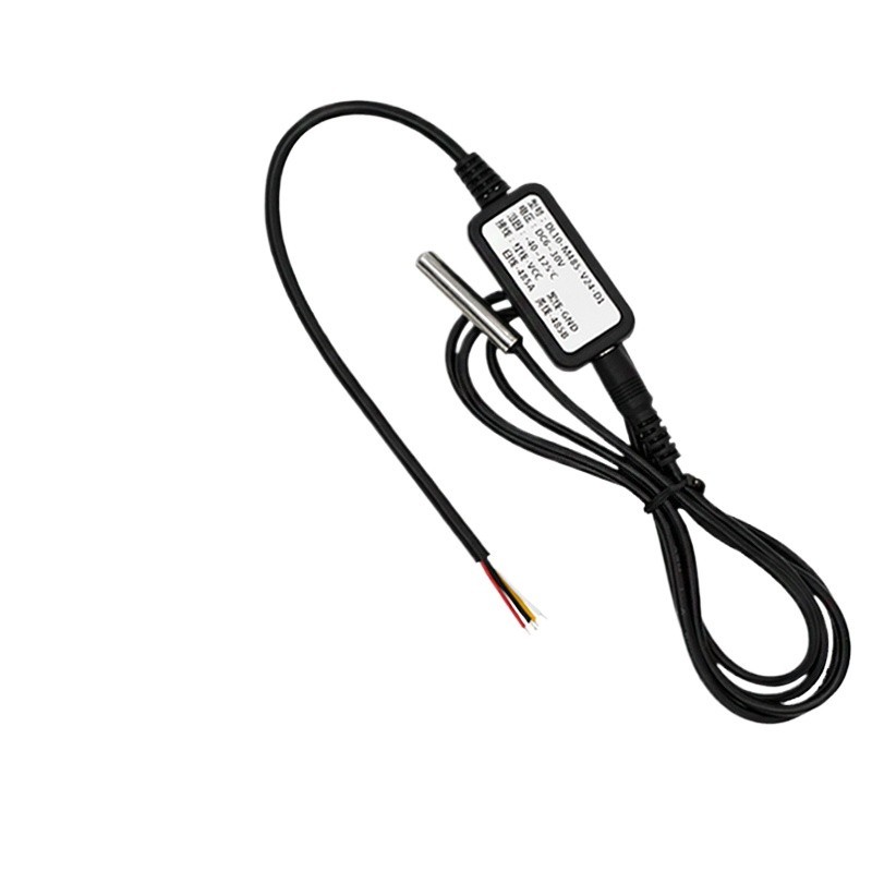 232/485 Serial Port Temperature Sensor Industrial High Precision Waterproof Multi-channel TTL ...