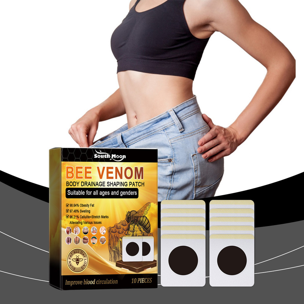 Bee Venom Lymphatic Drainage Slimming Patches Bee Venom Plasters, Bee ...